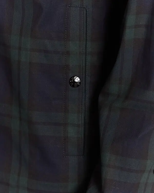 Moncler Plaid Zip-front Jacket - Black