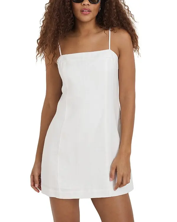 ALEX MILL Chloe Linen Dress - Off White