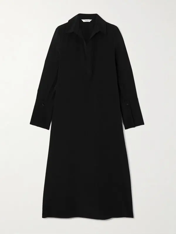 Max Mara Ossola Silk-blend Shirt Dress