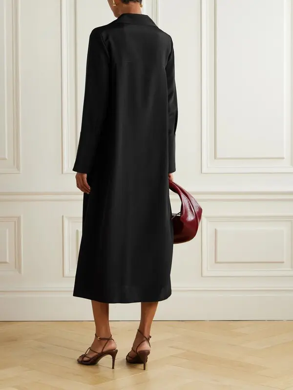 Max Mara Ossola Silk-blend Shirt Dress