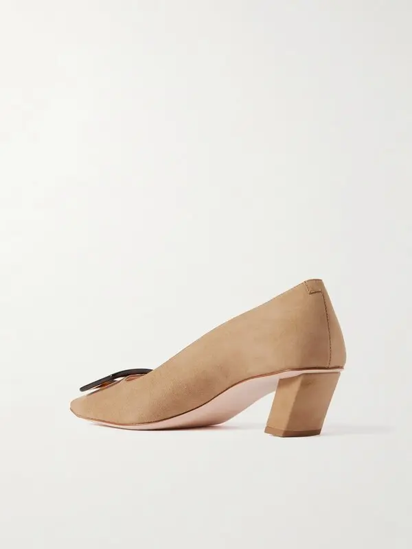 ROGER VIVIER Belle Vivier 45 Suede Pumps