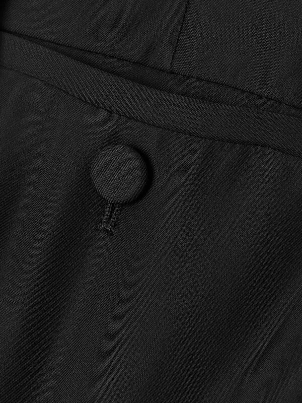Alexander McQueen Wool And Mohair-blend Tapered Pants