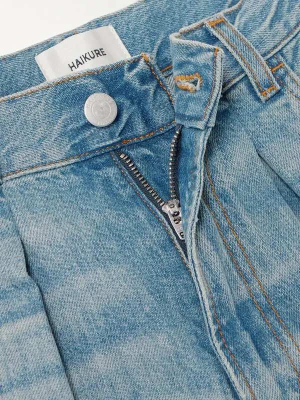 HAIKURE Candy Pleated Boyfriend Jeans