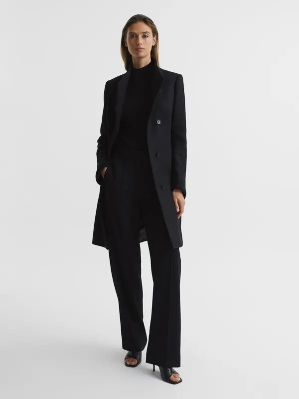 REISS Mia Wool-blend Mid-length Coat