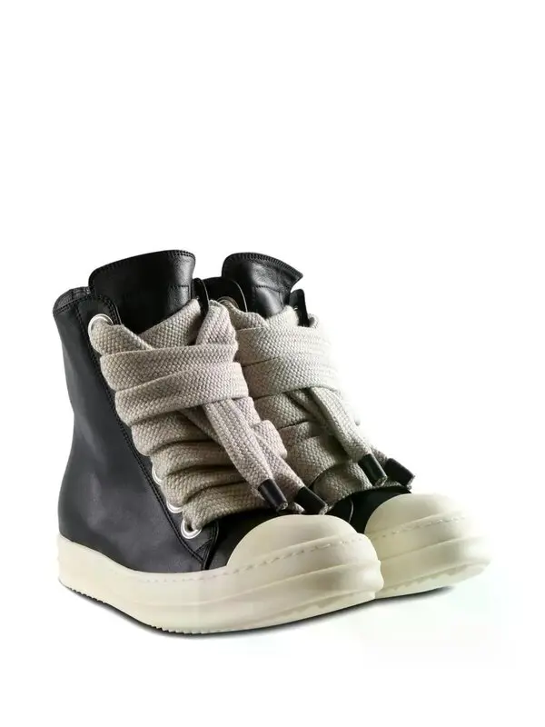 Rick Owens Leather High-top Sneakers