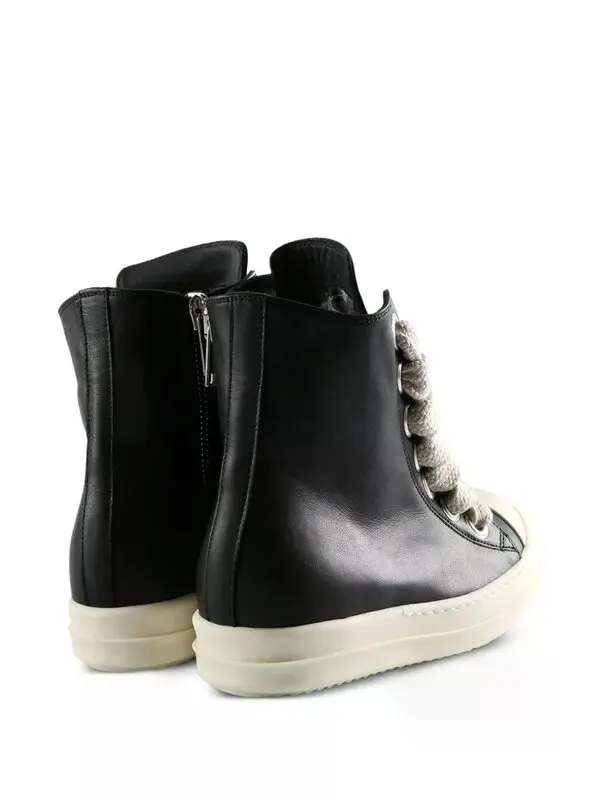 Rick Owens Leather High-top Sneakers