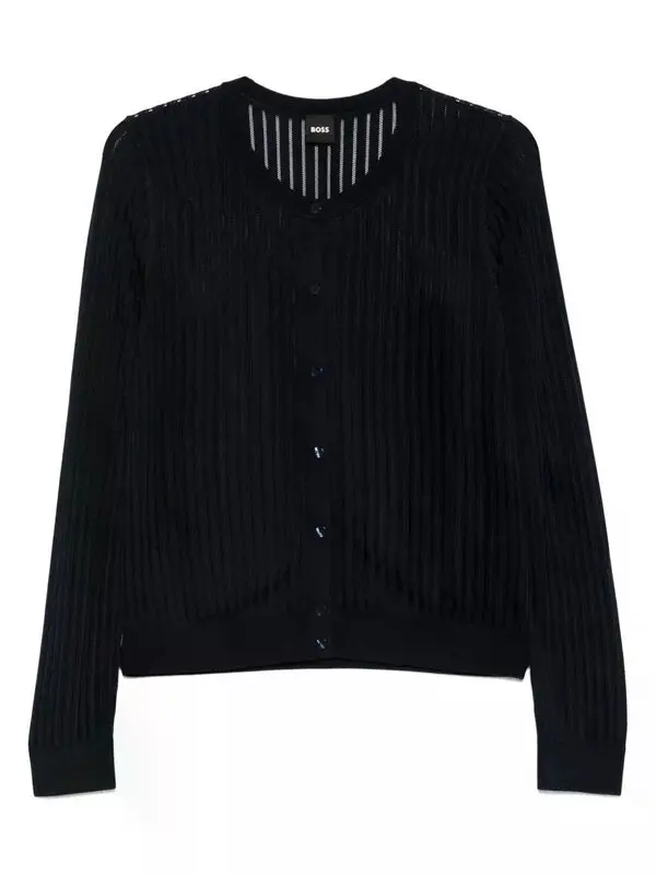 BOSS Ribbed Cardigan