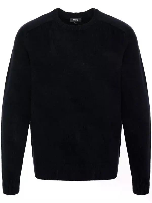 Theory Morlan Knitted Jumper - Blue