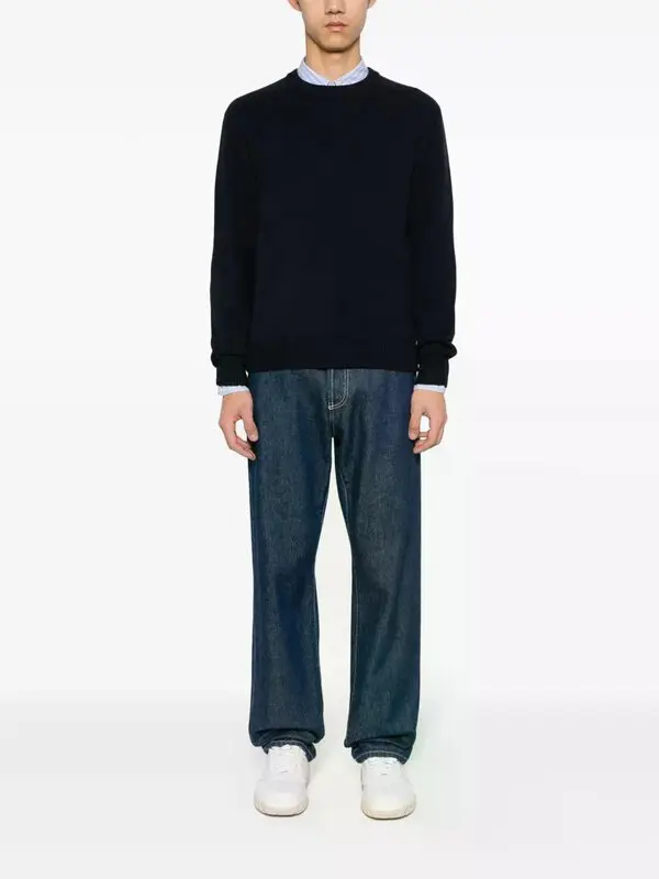 Theory Morlan Knitted Jumper - Blue