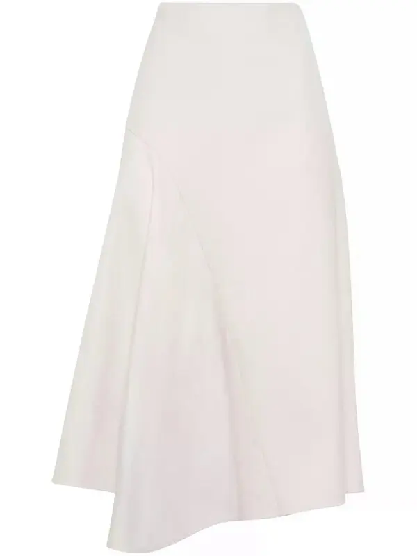 Brunello Cucinelli Asymmetric A-line Midi Skirt