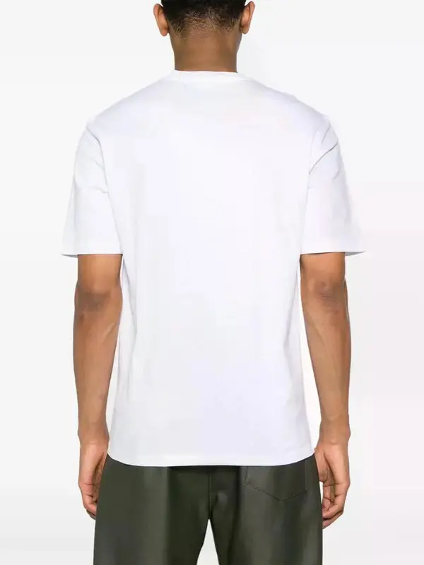 Moschino Logo-embroidered Cotton T-shirt