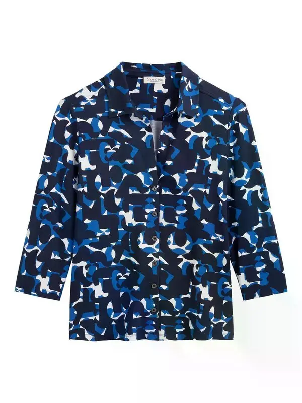 Marc O'polo Abstract Print Shirt