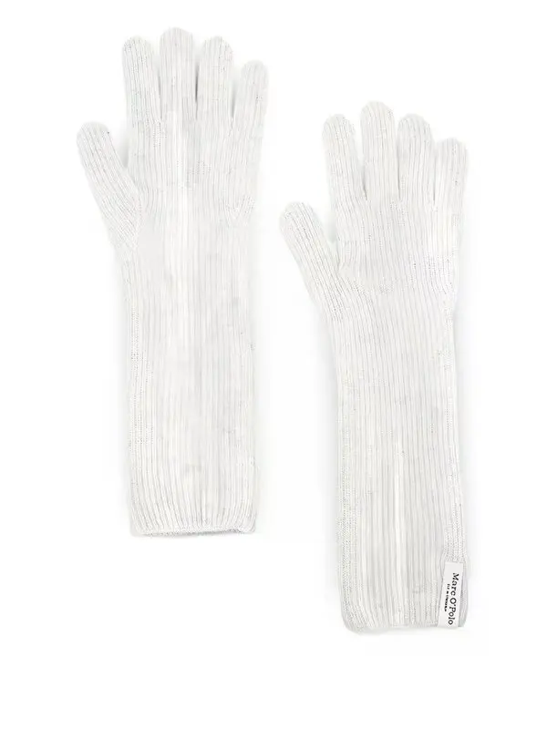 Marc O'polo Ribbed Gloves - Grey