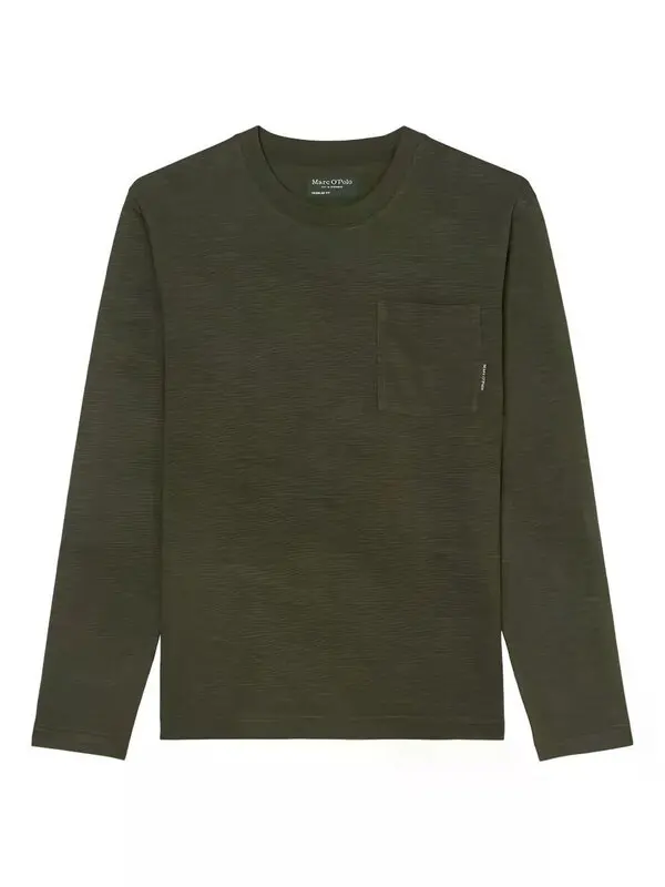 Marc O'polo Long-sleeve Pocket T-shirt - Green