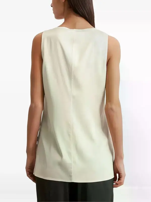 Marc O'polo Sleeveless Scoop-neck Top - Neutrals