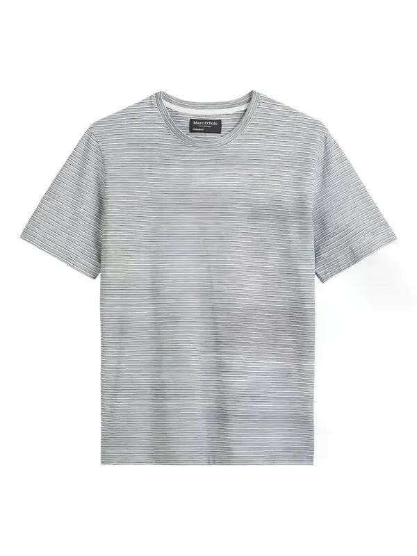 Marc O'polo Striped Crew-neck T-shirt - Grey