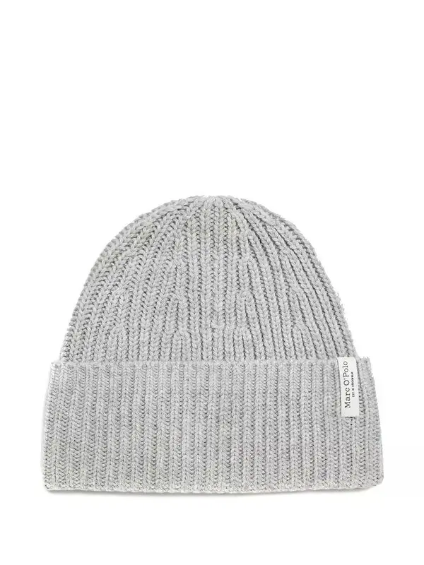 Marc O'polo Ribbed-knit Beanie - Grey