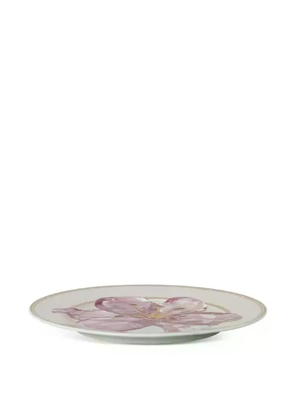 SWAROVSKI Flower-print Plate