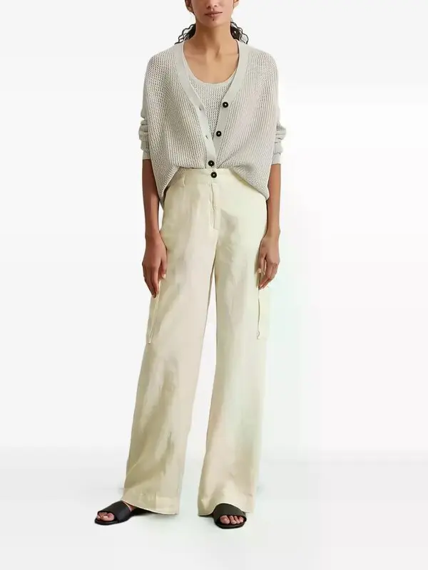 Marc O'polo Ribbed-knit Button-down Cardigan