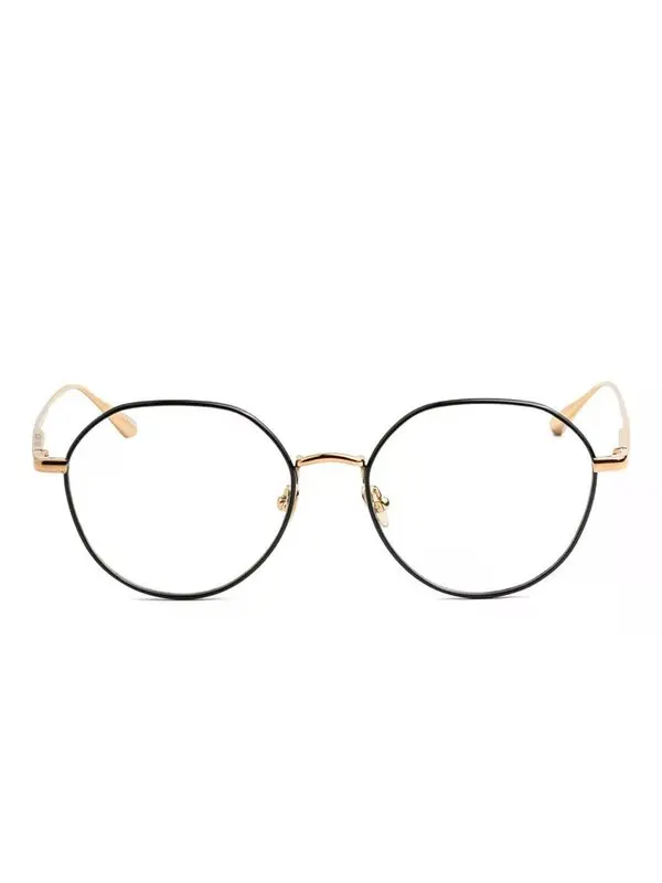 Linda Farrow Round-frame Glasses - Black