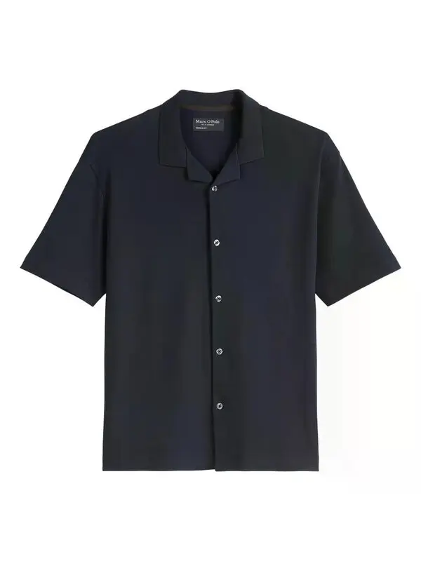 Marc O'polo Short-sleeve Button-up Shirt - Blue