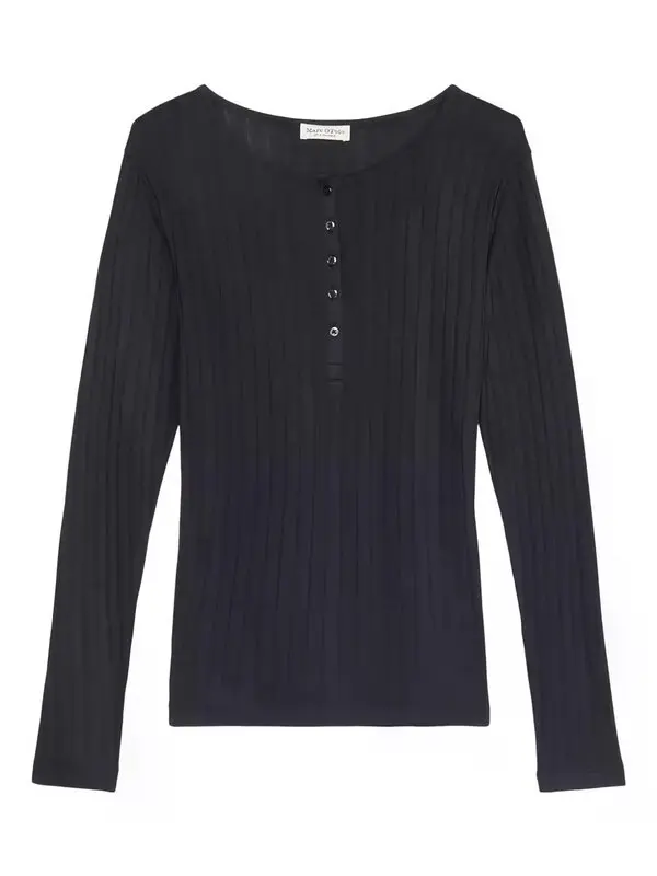 Marc O'polo Ribbed Henley Top