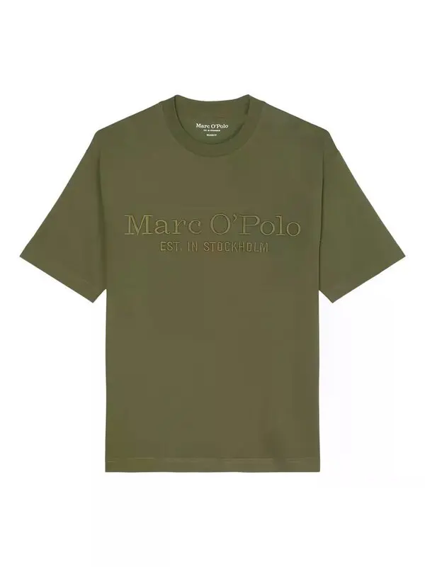 Marc O'polo Logo-embroidered T-shirt - Green