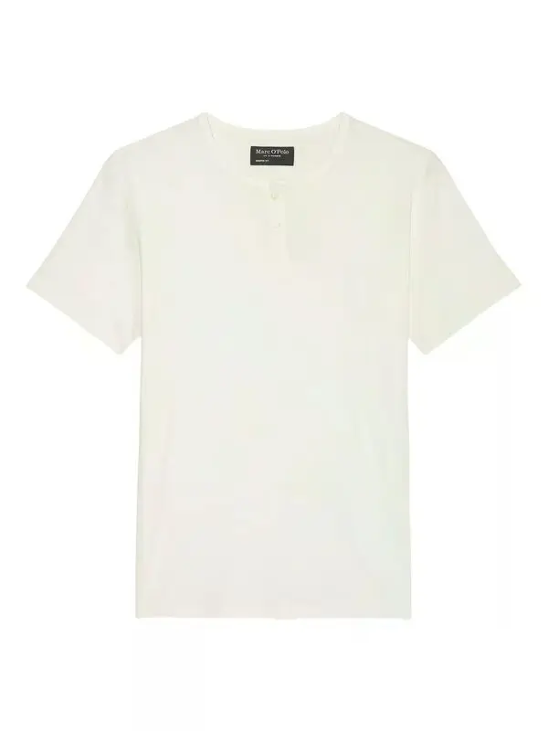 Marc O'polo Henley Short-sleeves T-shirt - White