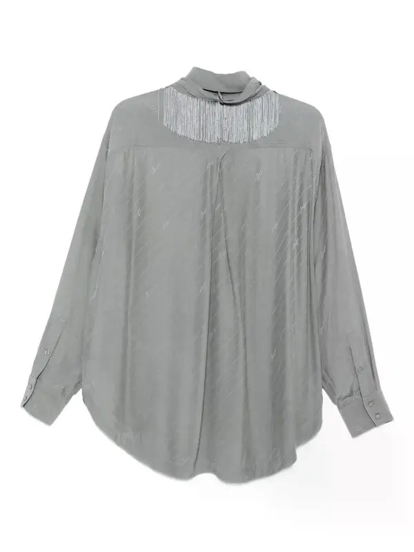 BOSS Fringe-detail Blouse