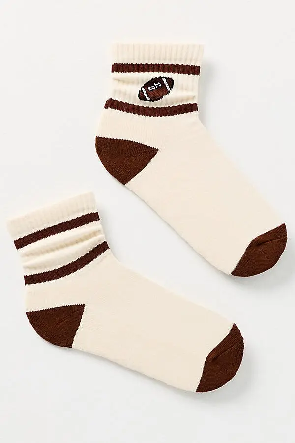 DAILY PRACTICE BY ANTHROPOLOGIE Daily Practice Sporty Icon Socks - Football