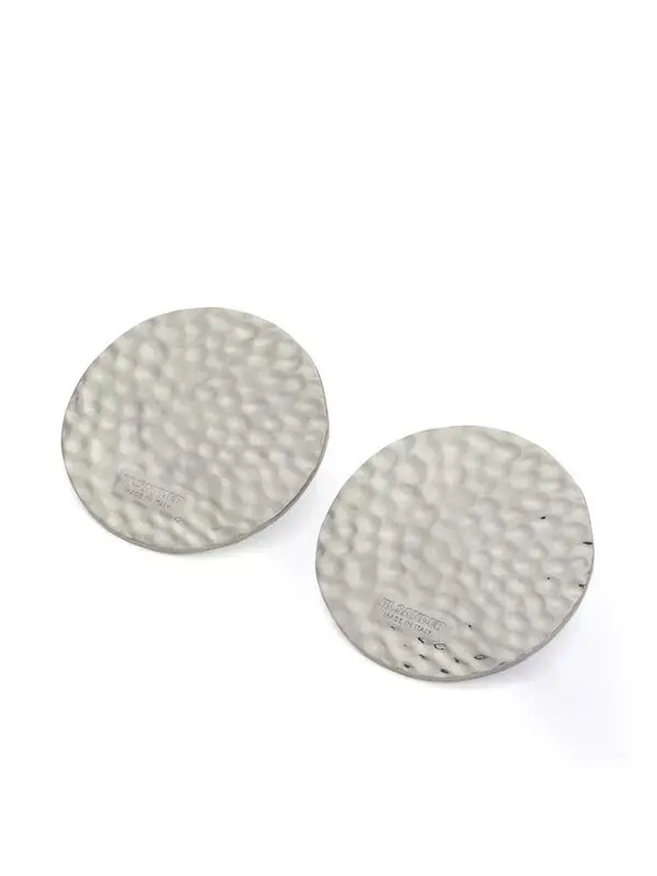 JIL SANDER Logo-engraved Stud Earrings