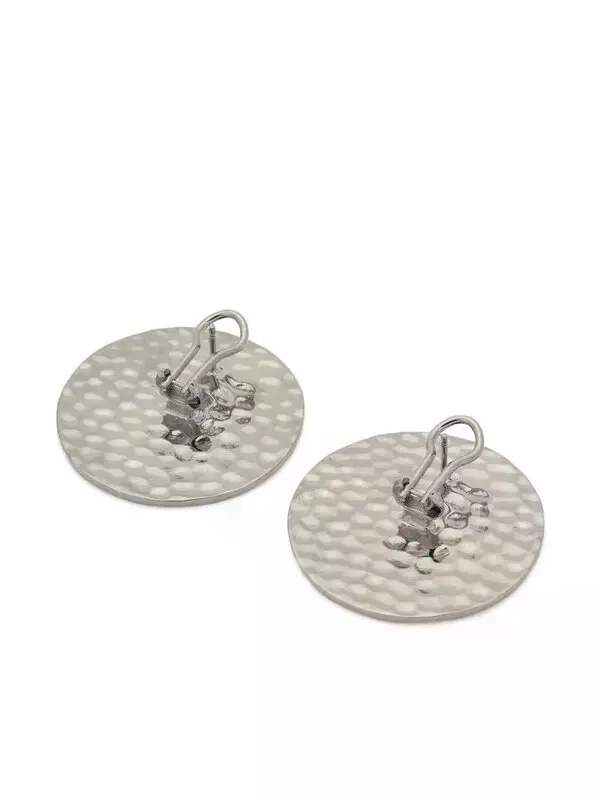 JIL SANDER Logo-engraved Stud Earrings