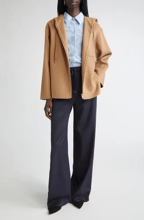 Max Mara Berard Virgin Wool Drawstring Pants