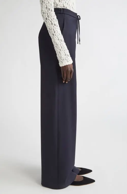 Max Mara Berard Virgin Wool Drawstring Pants