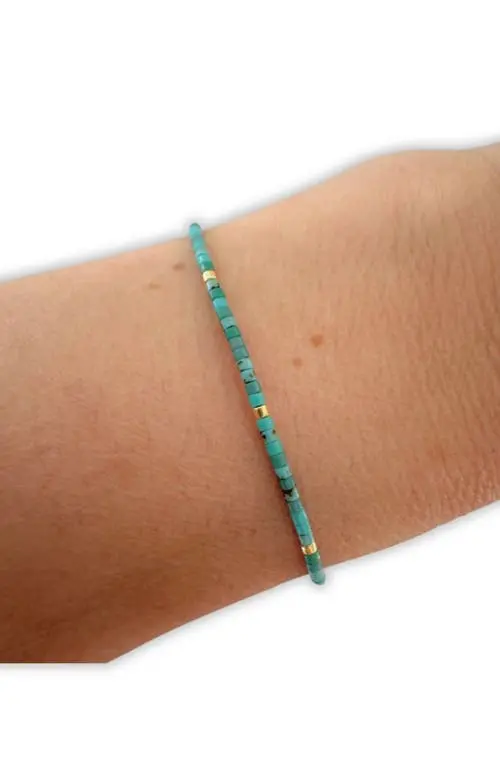 EMERSON & OLIVER Set Of Beaded Friendship Bracelets - Turquoise