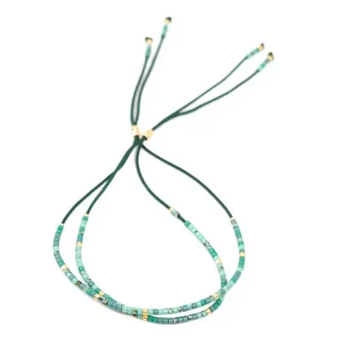 EMERSON & OLIVER Set Of Beaded Friendship Bracelets - Turquoise