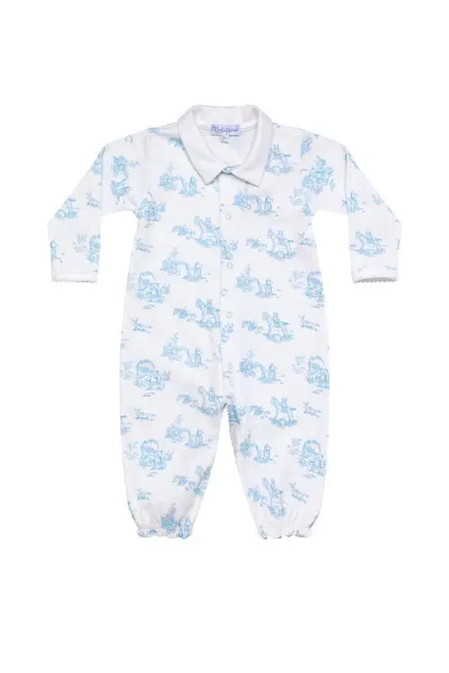 NELLAPIMA Toile Baby Converter Gown - Blue