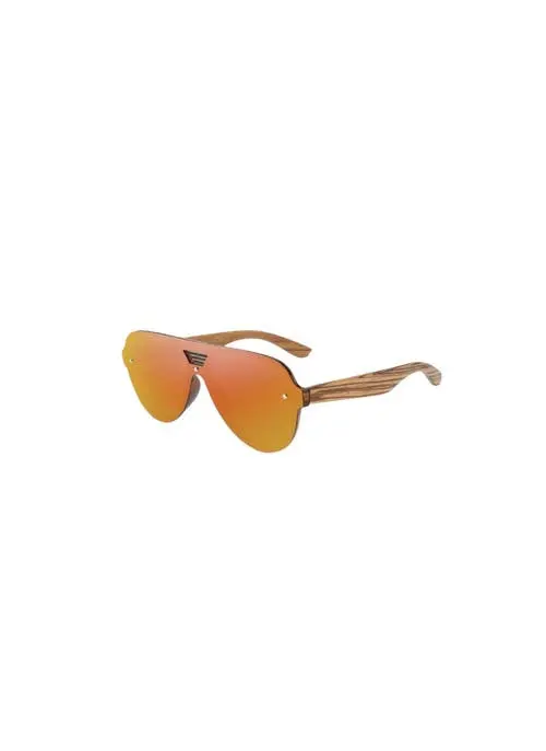 TRIBAL ËYËS Amber 74mm Aviator Sunglasses