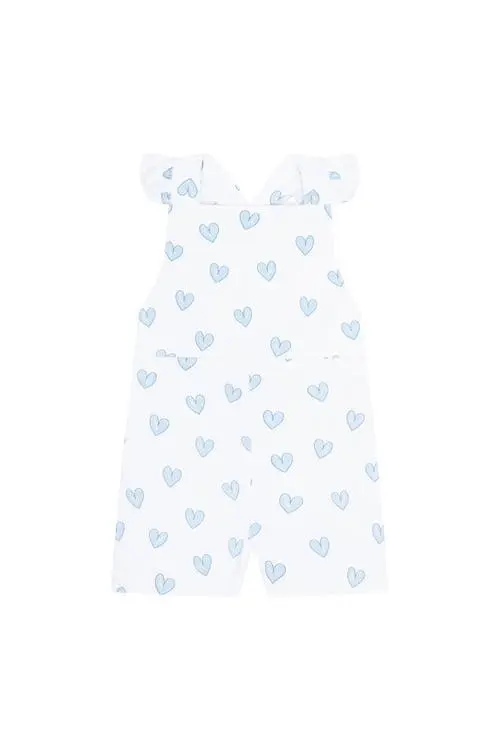 NELLAPIMA Heart Print Romper - Blue