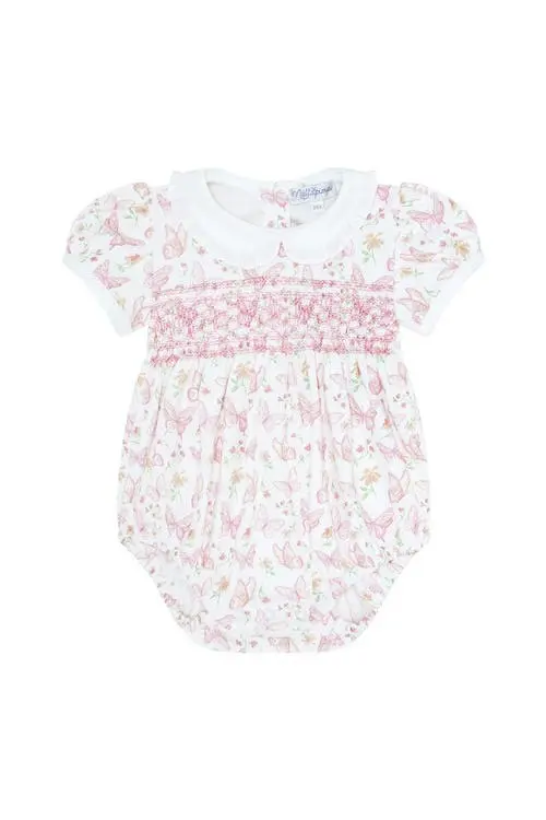 NELLAPIMA Butterflies Print Smocked Bubblebaby
