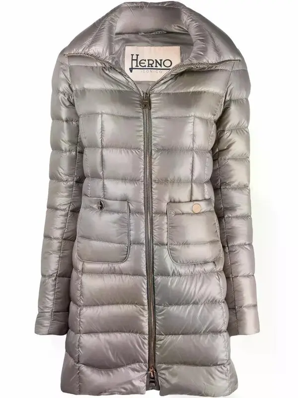 Herno Quilted Zip-up Coat