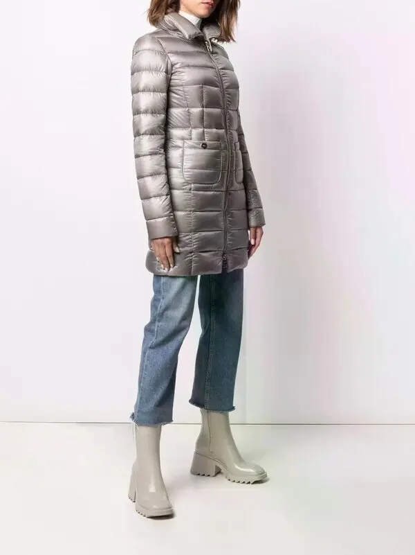 Herno Quilted Zip-up Coat