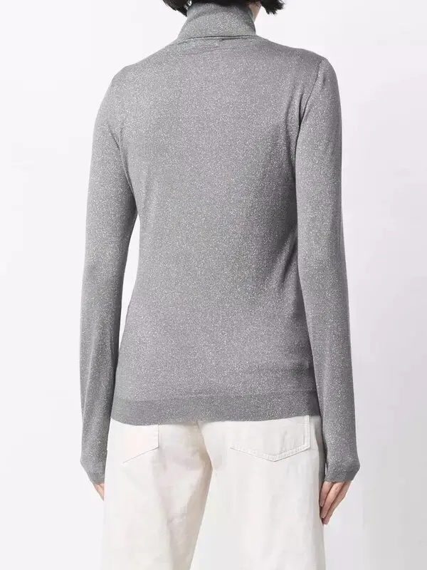 Brunello Cucinelli Roll Neck Jumper - Grey