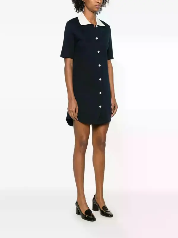 Thom Browne Fine-ribbed Mini Dress