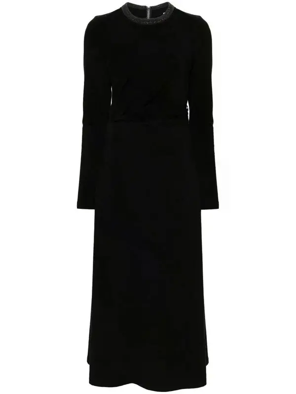Brunello Cucinelli Draped Jersey Maxi Dress