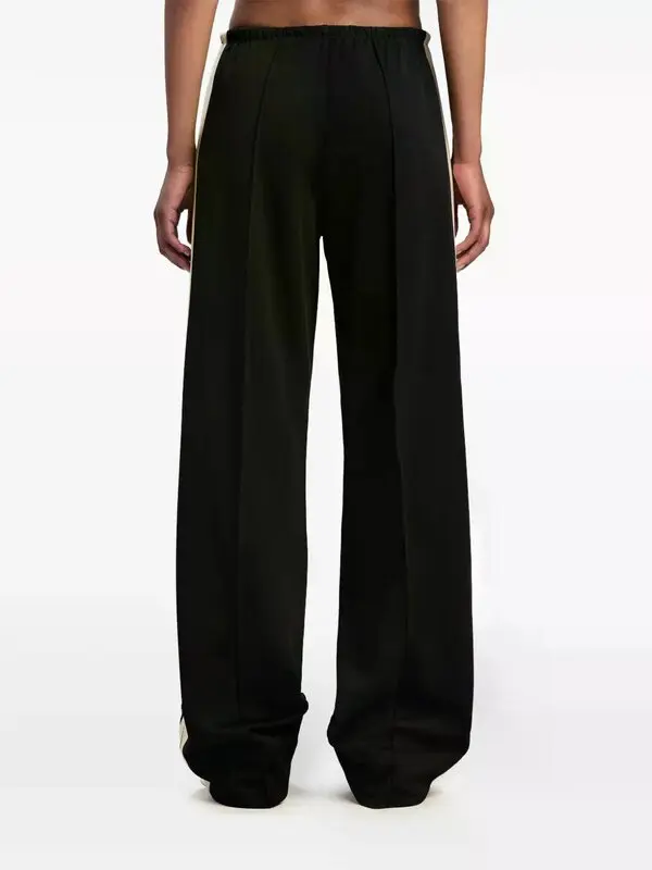 Palm Angels Logo-embroidered Wide-leg Track Pants
