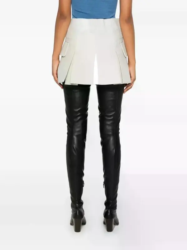 Sacai Pleated Thigh-length Shorts