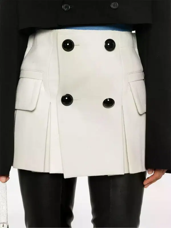Sacai Pleated Thigh-length Shorts