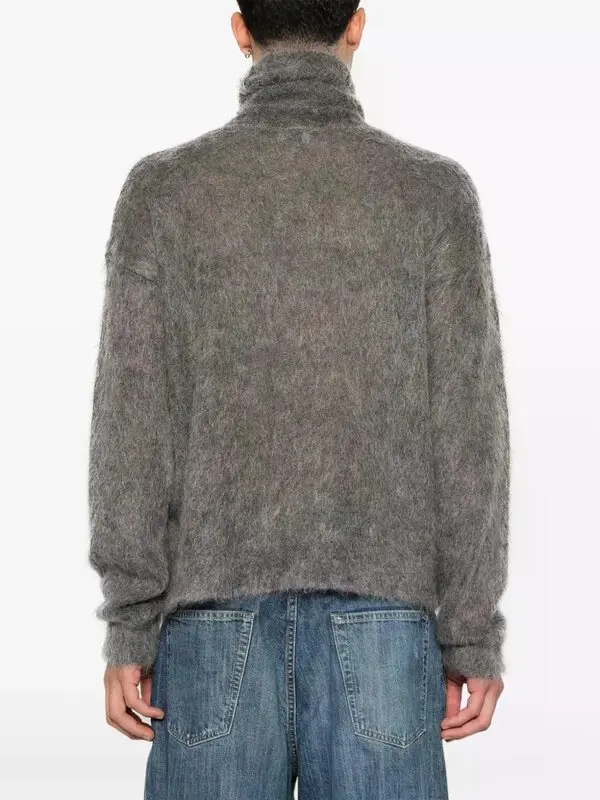 Saint Laurent Brushed Mohair-blend Sweater