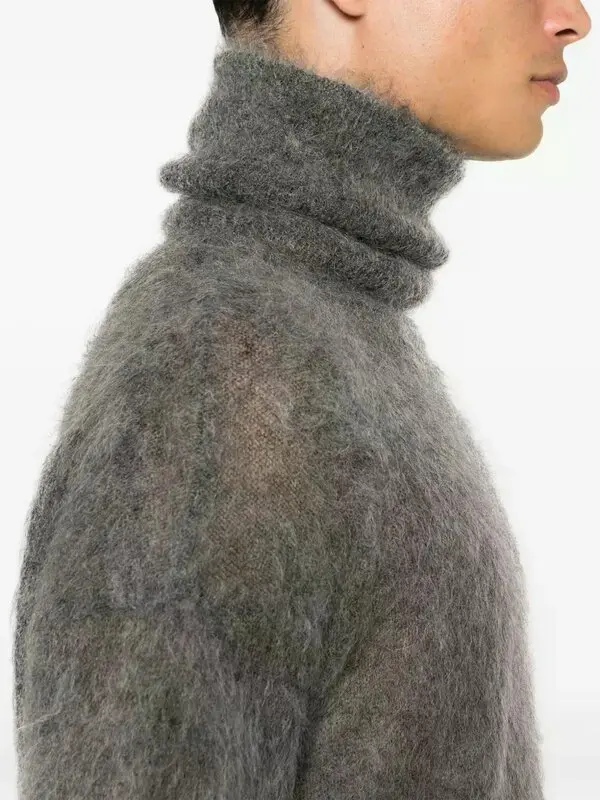 Saint Laurent Brushed Mohair-blend Sweater